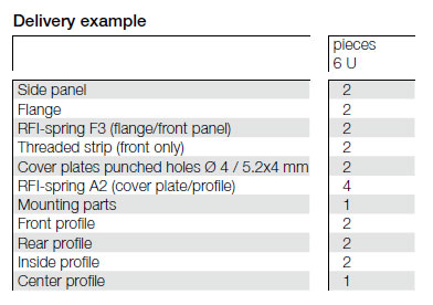 Subrack- RFI Shielded - Intermas Electronic Enclosures